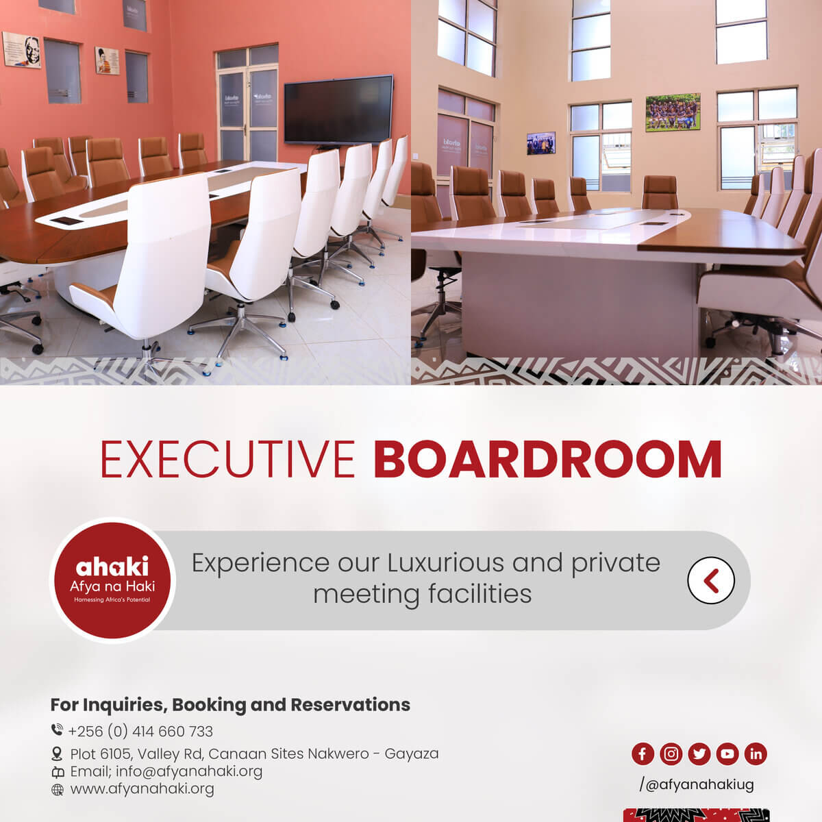 Conference Facilities – Ahaki